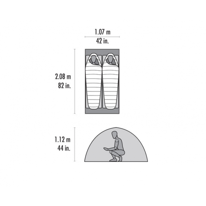 MSR Advance Pro™ 2 Ultralight 2-Person, 4-Season Tent