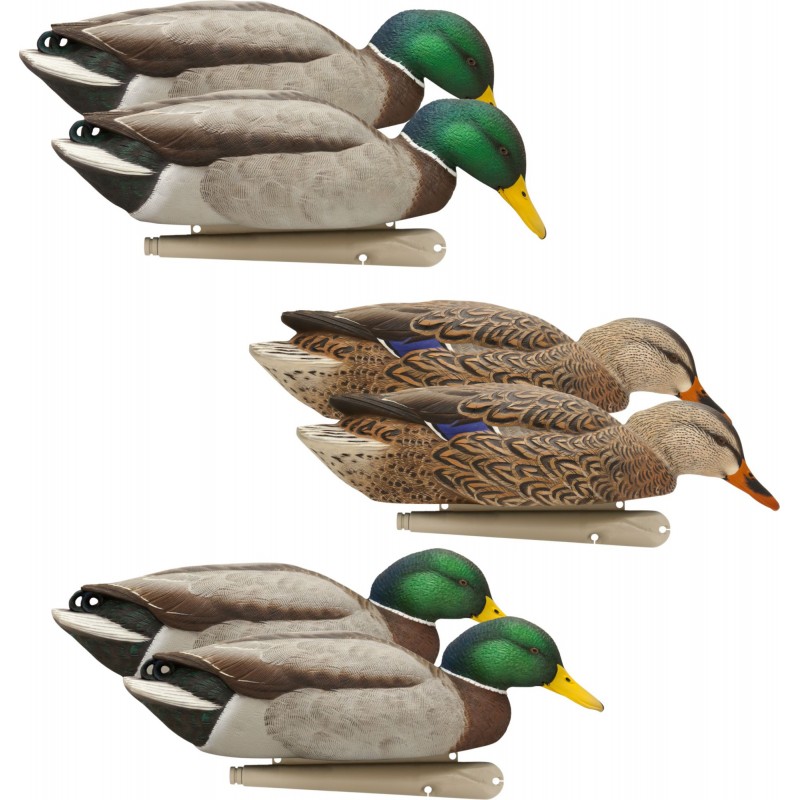 Coyote Call Avian-X TOPFLIGHT Floating Mallard Decoys - 6 Pack ...