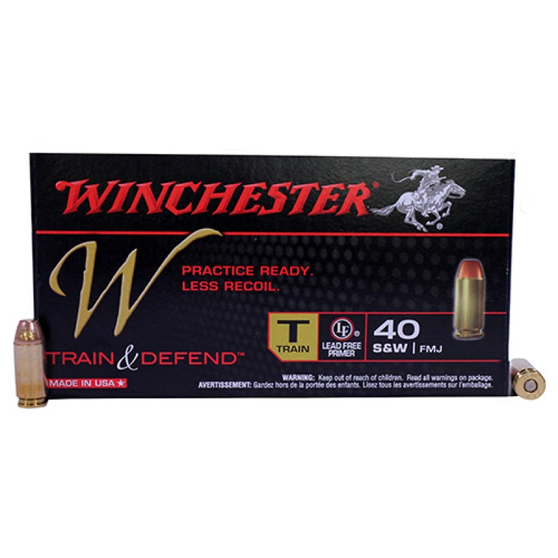 W 40S&W Train 180gr FMJ ReducedLead /50