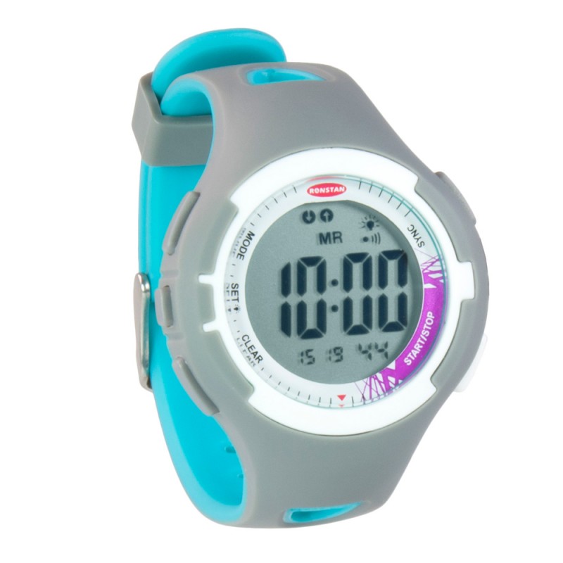 Ronstan Clear Start™ Sailing Watch - 40mm (1-9/16") - Grey/Teal
